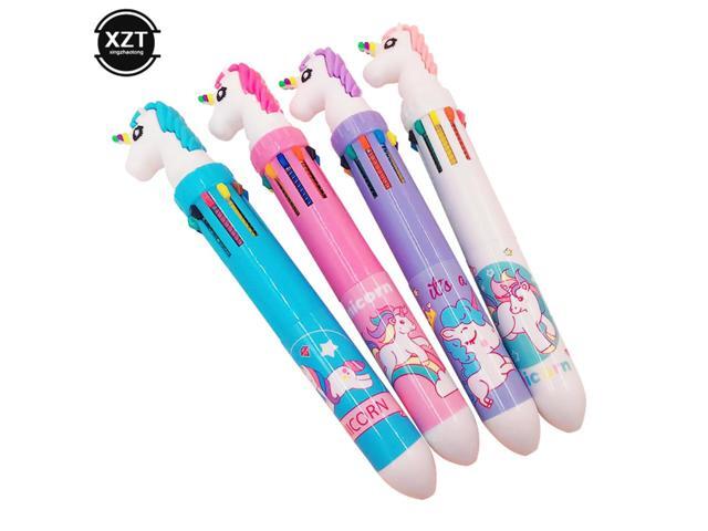 Click here for 10 Colors Unicorn Gel Pens Kawaii Multi Shape Sili... prices