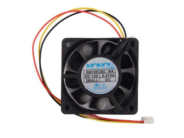 Click here for For NONOISE G6015S12B2 BA 12V 0.070A 6015 3pin Coo... prices