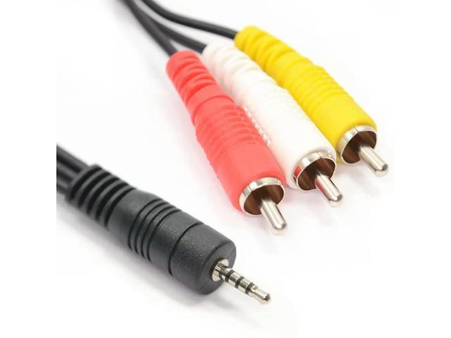 Click here for FOR 2.5mm Jack to 3 RCA s 4 Pole AV Out/TV Cable/L... prices
