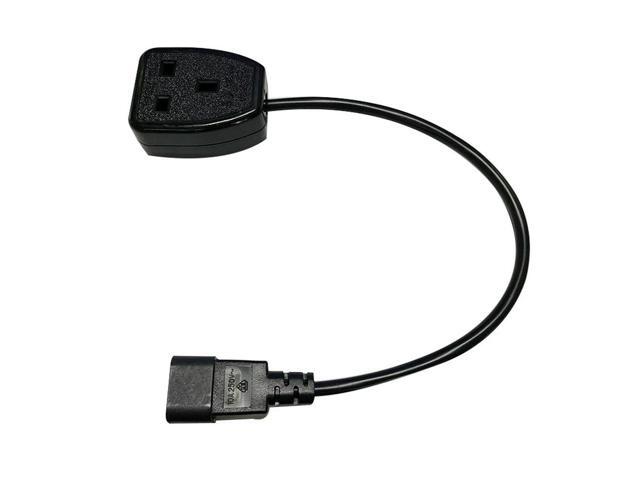 Click here for FOR IEC320 C14 to UK BS1363A Outlet Socket IEC C14... prices