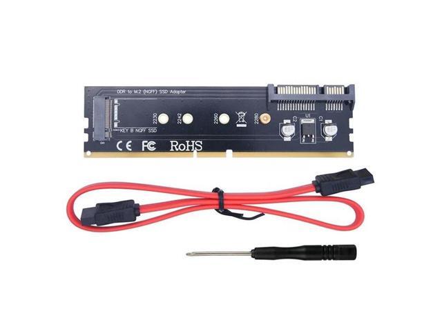 Click here for FOR DDR3 DDR4 DDR2 To M2 SSD Adapter Black PCB SAT... prices