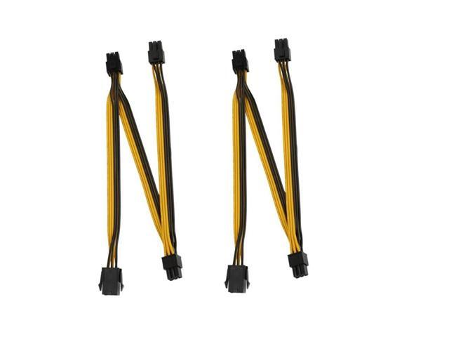 Click here for FOR 2Pack PCI-E Pcie 6Pin Female To 3 6P Male PCI... prices