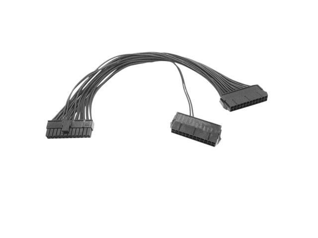 Click here for FOR Dual PSU Power Supply 24 Pin 18AWG Extension C... prices