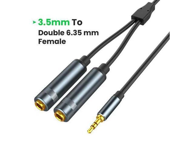 Click here for FOR 3.5Mm To Dual 6.35Mm Audio Cable Adapter 3.5Mm... prices