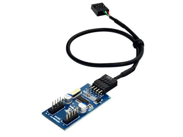 Click here for FOR 9Pin USB Header Male 1 To 2/4 Female Extension... prices