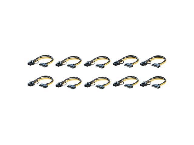 Click here for FOR 10 Pcs 15 Pin 15Pin SATA Male To ( 6+2 ) 8 Pin... prices