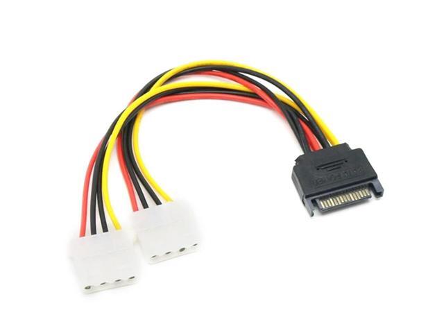 Click here for FOR 10PCS SATA 15-Pin Male To Dual 4-Pin Molex Fem... prices