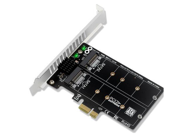Click here for FOR PH58 2 x M2 SATA to PCIE Adapter Card Double D... prices