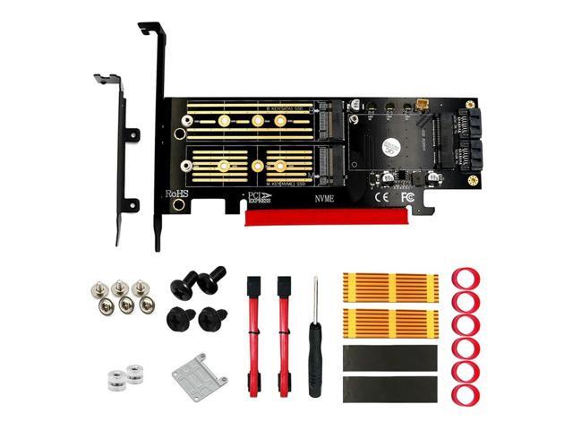 Click here for FOR 3 In 1 Msata And M.2 NVME SATA SSD To PCI-E 4X... prices