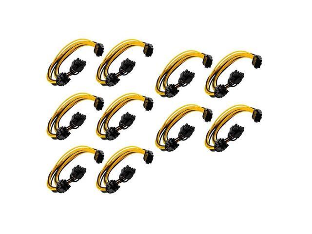 Click here for FOR 10Pcs 6Pin To 2X8pin(6+2)Pin Power Cable 6 Pin... prices