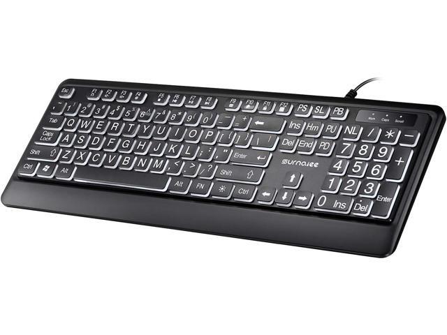 Click here for SurnQiee Large Letter Print Keyboard  104 Keys Sta... prices