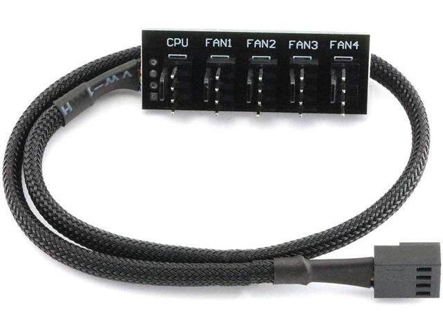 Click here for Endlesss PWM Fan Hub Splitter 4 Pin Black Sleeved... prices