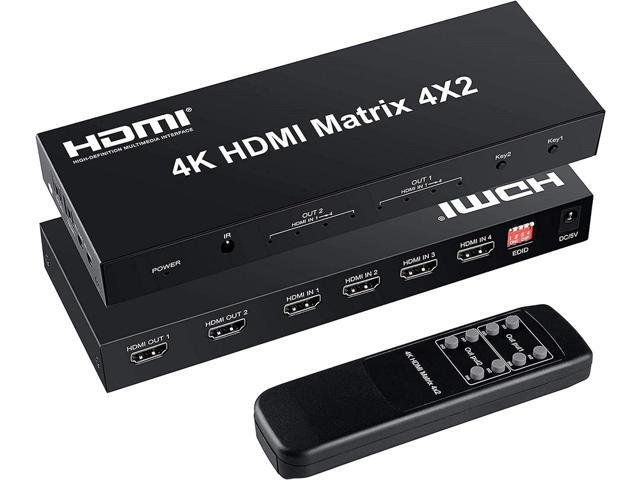 Click here for FERRISA 4x2 HDMI Matrix Switch 4 in 2 Out Matrix H... prices