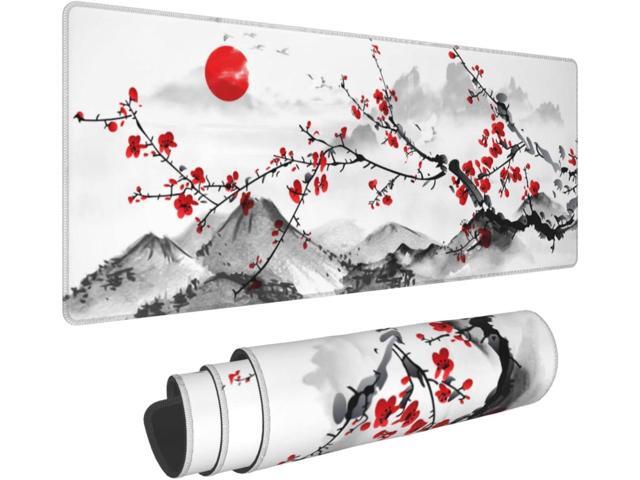 Click here for Watercolor Cherry Blossom Mouse Pad 31.5x11.8 Inch... prices