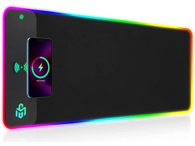 Click here for GIM Wireless Charging RGB Gaming Mouse Pad 15W  LE... prices