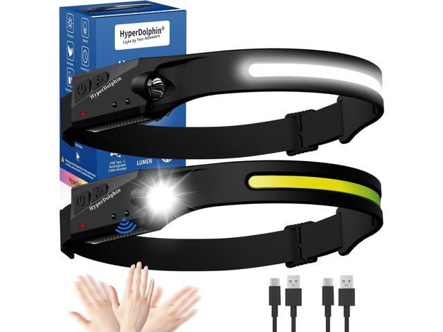 Click here for (2-Pack) Rechargeable LED Headlamp  350 Lumens  Wa... prices