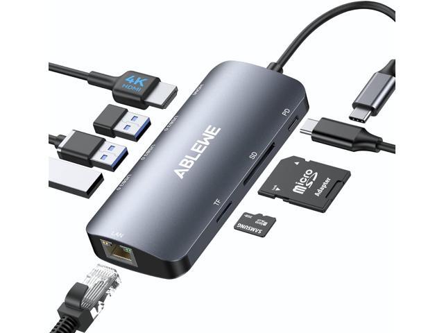Click here for ABLEWE USB C Hub Ethernet  8 in 1 Multiport USB C... prices