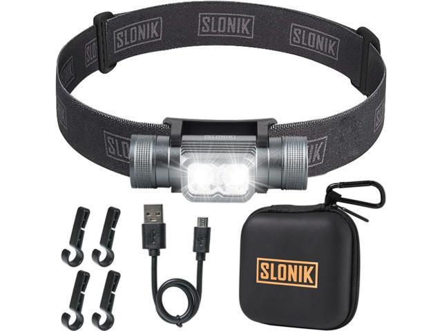 Click here for SLONIK Headlamp Rechargeable - 1000 Lumen LED USB... prices