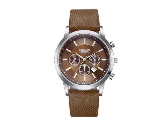 Click here for CHRONOS CH0401 Three-eye Six-needle Leather Belt S... prices