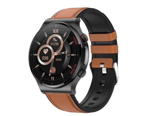 Click here for E300 1.32 Inch Screen Leather Watch Strap Smart He... prices