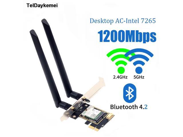 Click here for TelDaykemei 1200Mbps Bluetooth 4.2 PCi Express Wif... prices