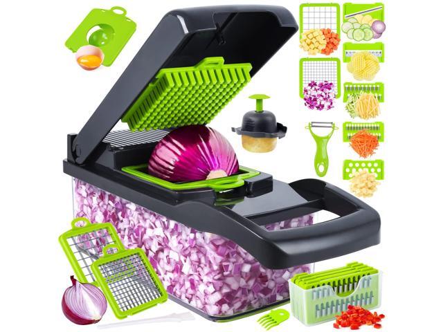 Click here for 8 Blade Vegetable Slicer  Onion Mincer Chopper  Ve... prices
