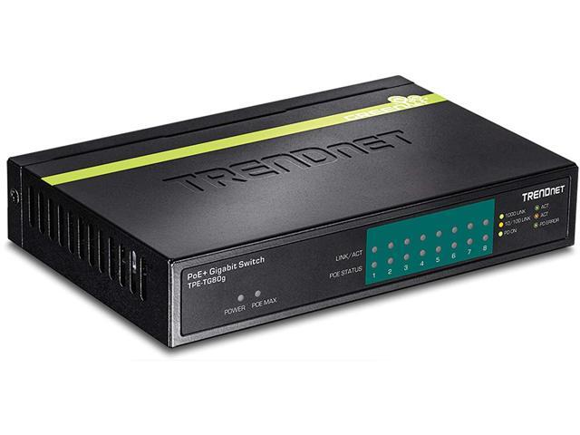 Click here for TRENDnet 8-Port Gigabit PoE+ Switch  TPE-TG80G  8... prices