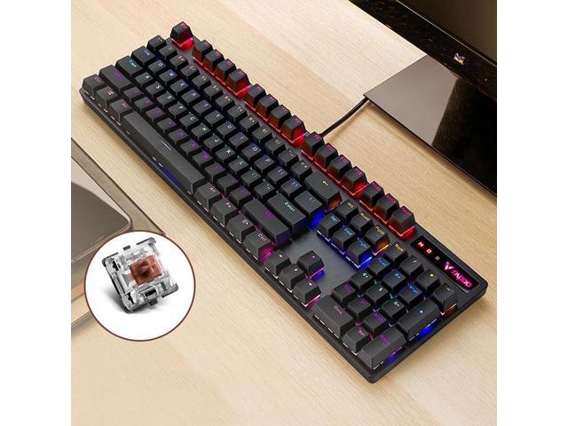 Click here for Rapoo V500 PRO Mixed Light 104 Keys Desktop Laptop... prices