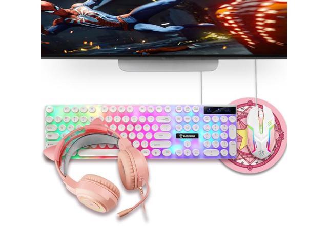 Click here for Shipadoo LD-122 4 in 1 Girly Glowing Keyboard + Mo... prices