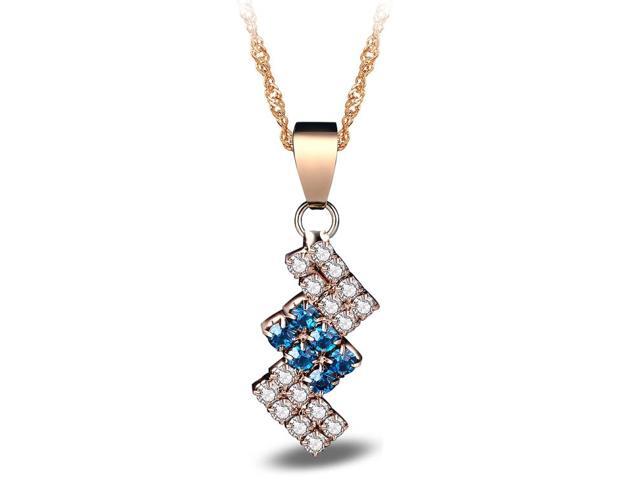 Click here for 18k Gold Plated Irregular Geometry Crystal Pendant... prices