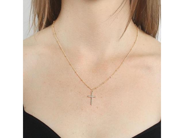 Click here for Women Fashion Bright Electroplating Cross Jewelry... prices