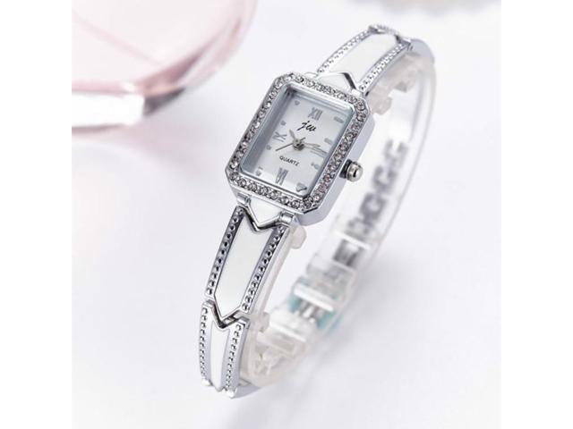 Click here for JW Rectangular Dial Stainless Steel Strap Quartz W... prices