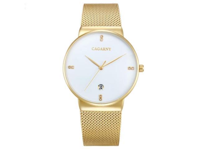 Click here for CAGARNY 6817 Living Waterproof Round Dial Quartz M... prices