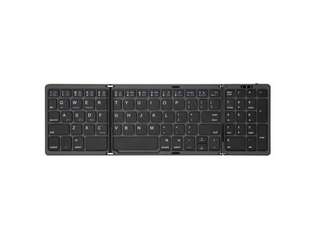 Click here for B089 Bluetooth Foldable Keyboard with Numeric(Silv... prices