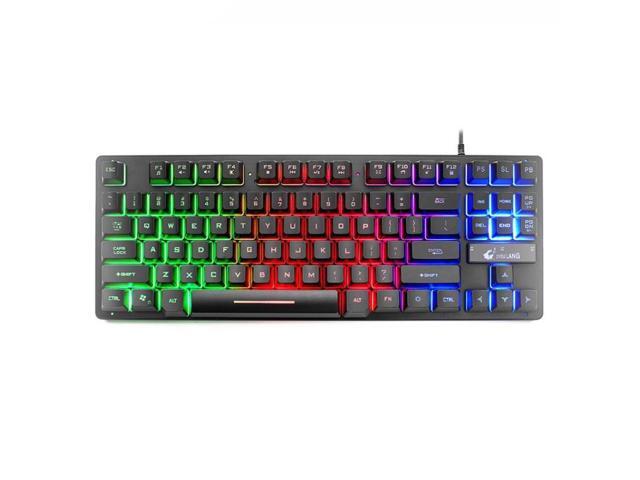 Click here for ZIYOULANG K16 87 Keys Colorful Mixed Light Gaming... prices