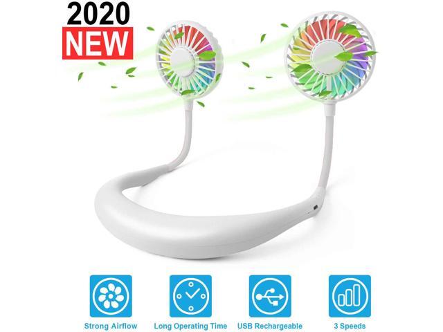 Click here for Portable Neck Hanging Fan USB Mini Hand Free Weara... prices