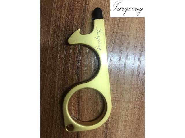 Click here for 2Pcs EDC Door Opener Hygiene Hand No-Touch Alloy K... prices