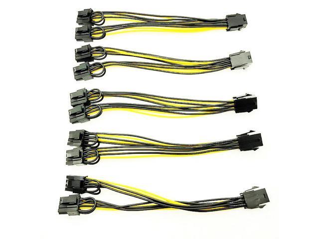Click here for 5PCS PCI-E 6-pin to Dual 6+2-pin (6-pin/8-pin) Pow... prices