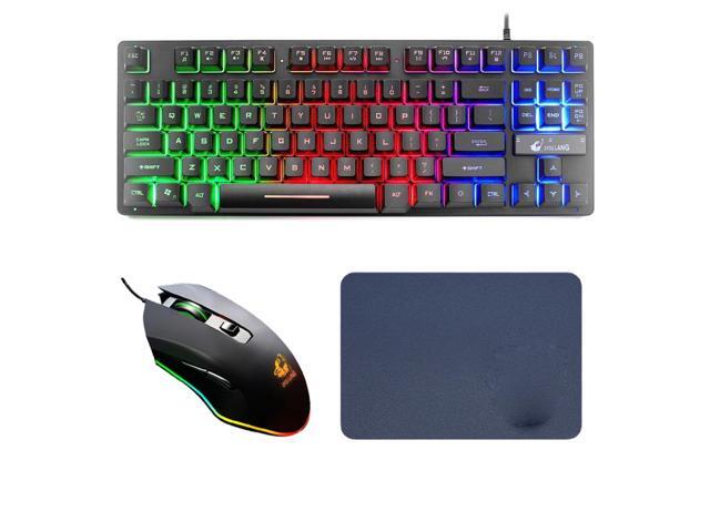 Click here for 87 Keys Gaming Keyboard and Backlit Mouse Combo  U... prices