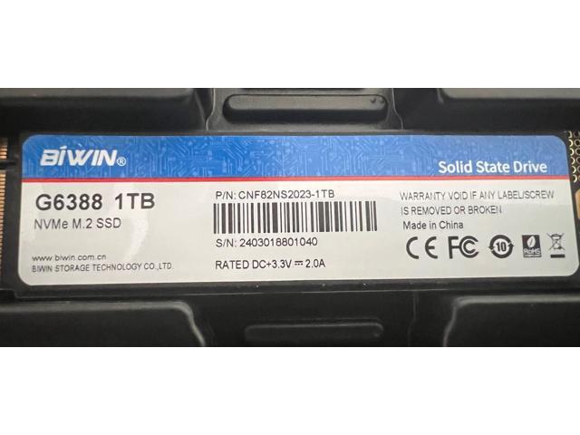Click here for Biwin PCI-E GEN 4 1TB prices
