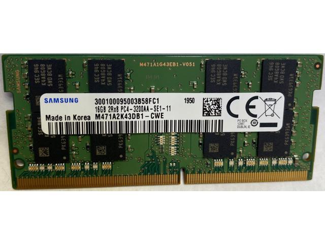 Click here for Samsung 16GB DDR4 3200MHz PC4-25600 1.2V 2Rx8 260-... prices