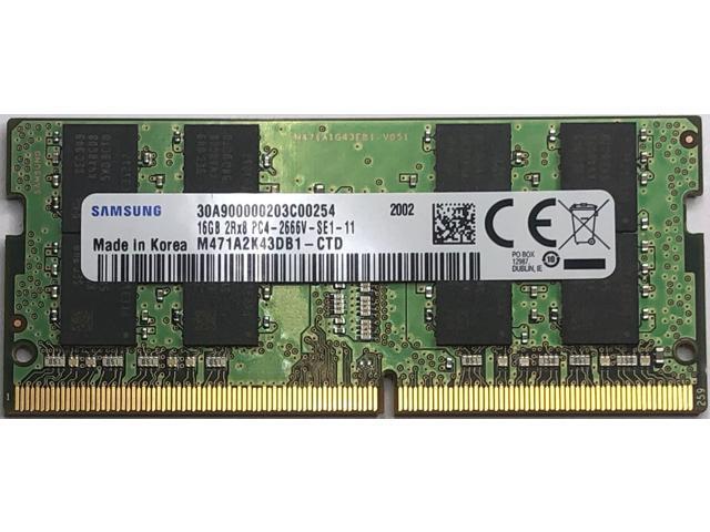 Click here for Samsung 16GB DDR4 2666MHz PC4-21300 1.2V 2Rx8 260-... prices