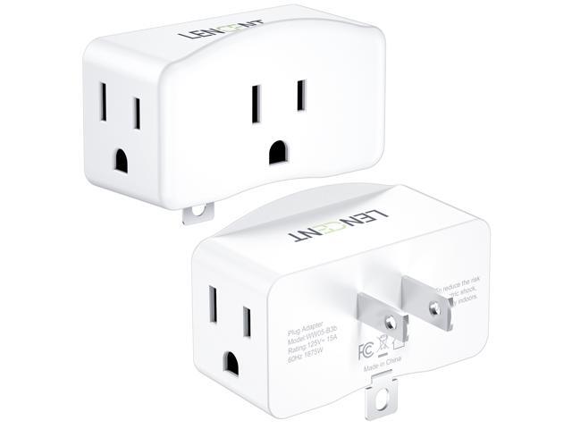 Click here for 3 Prong to 2 Prong Grounding Adapter  LENCENT Plug... prices