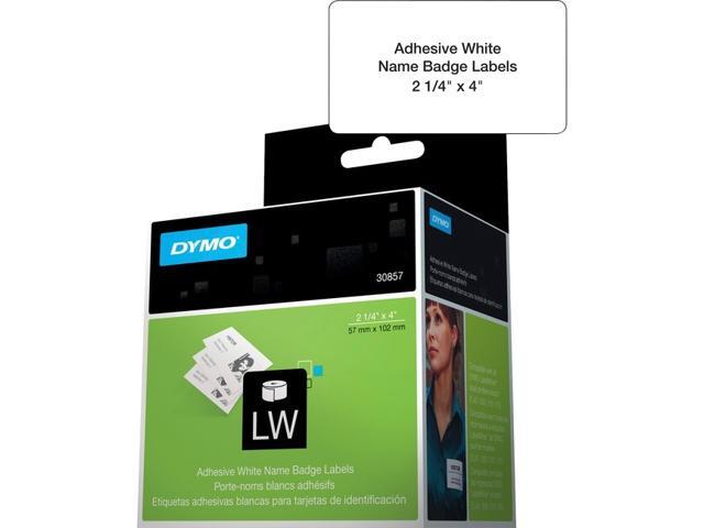 Click here for DYMO LW Name Badge Labels 2 1/4 x 4 Black on White prices