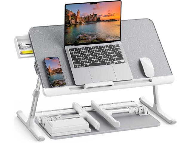 Click here for SAIJI Laptop Bed Tray Table  Adjustable PVC Leathe... prices