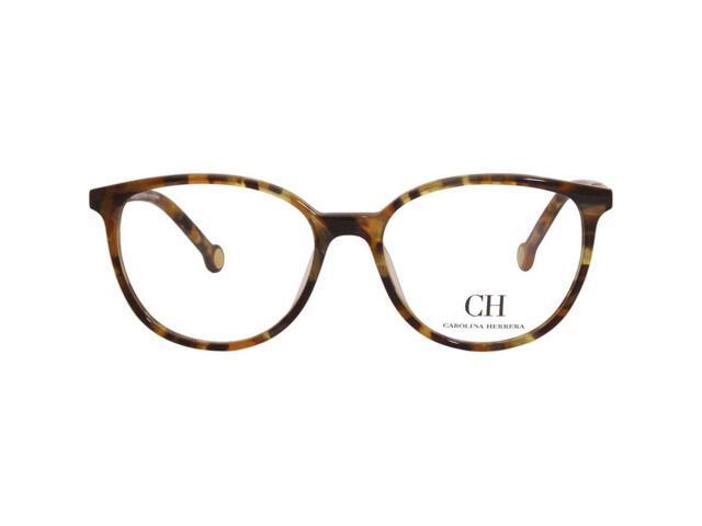 Click here for CAROLINA HERRERA-VHE839K 0777 Oval Eyeglasses Tort... prices