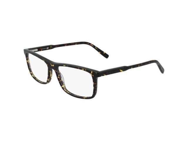 Click here for LACOSTE-L2860 215 Rectangle Eyeglasses Havana/Mili... prices