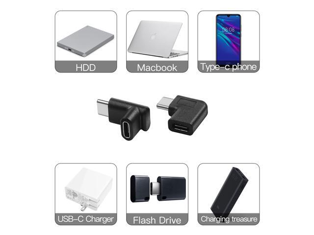 Click here for USB C Male to Female Adapter  Type C 90 Degree Ang... prices