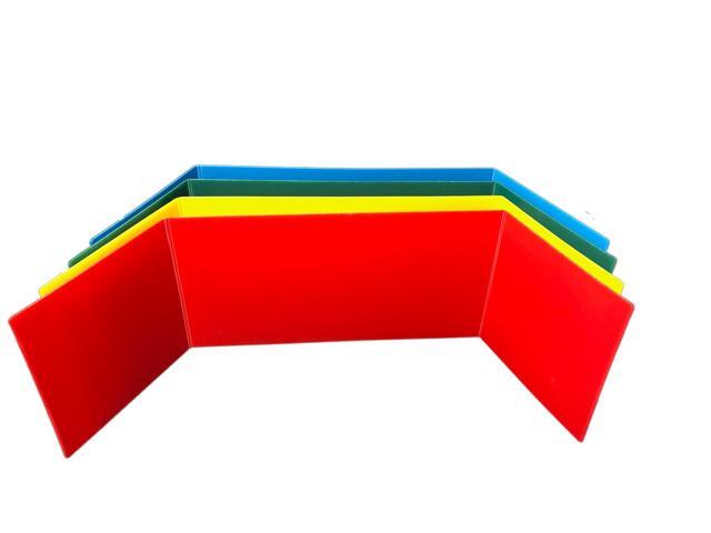 Click here for Assorted Plastic Study Carrel Pack of 12 prices