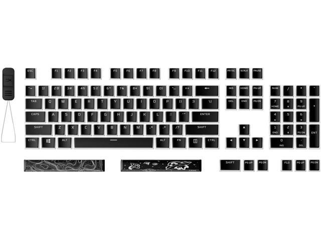 Click here for HyperX Pudding Keycaps 2 - Full Key Set - PBT - Bl... prices